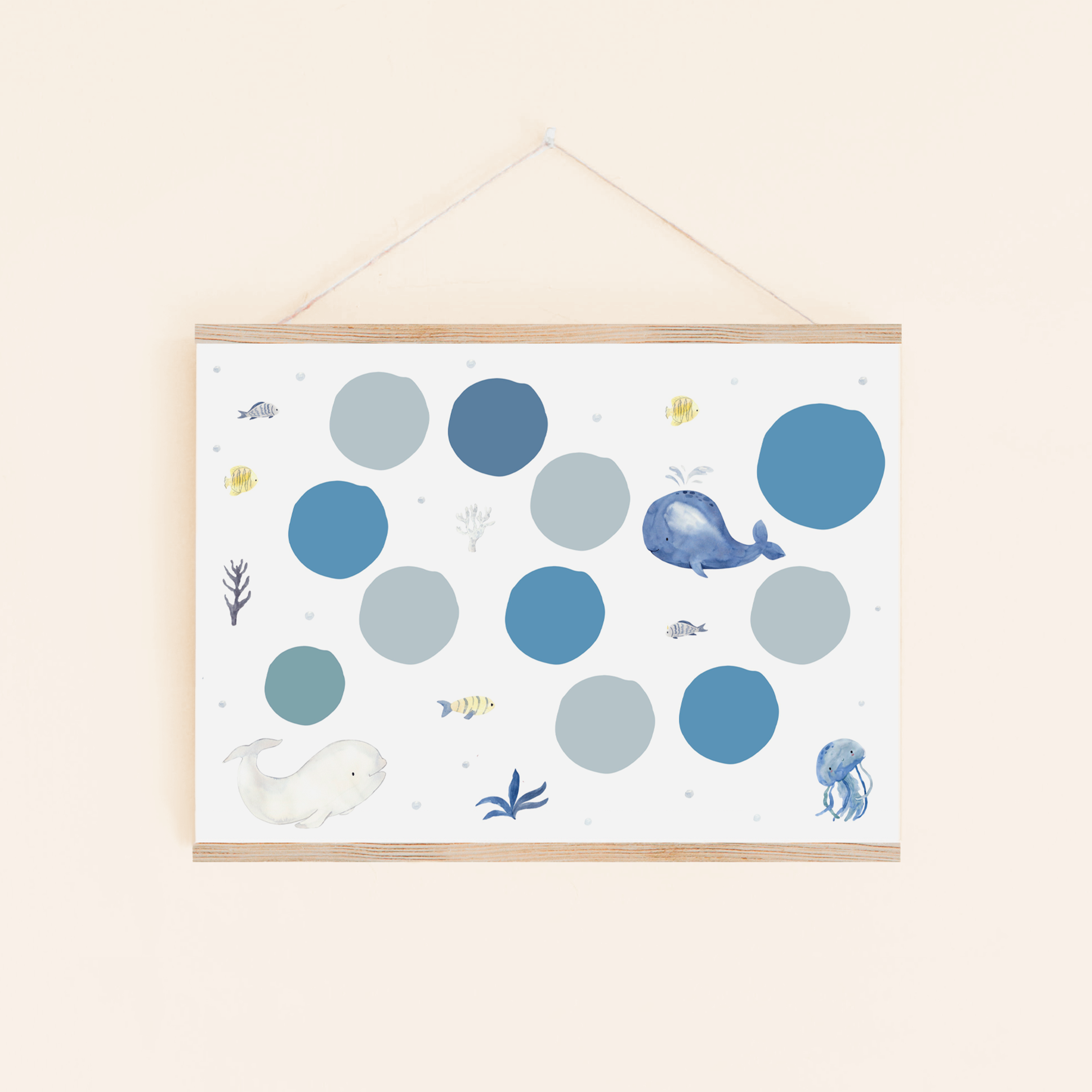 Kostenloser Download: Belohnungstafel für Kinder mit Walen als PDF ...